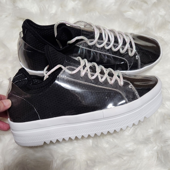 Cape Robbin | Shoes | Cape Robbin Black Clear Bon Bon Platform Shoes ...